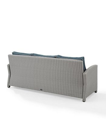 Crosley Bradenton Outdoor Wicker Sofa - Macy's