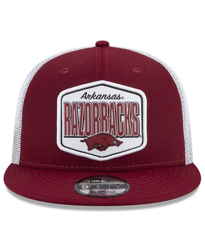 New Era Arkansas Razorbacks Patch Mesh Snapback Cap - Macy's