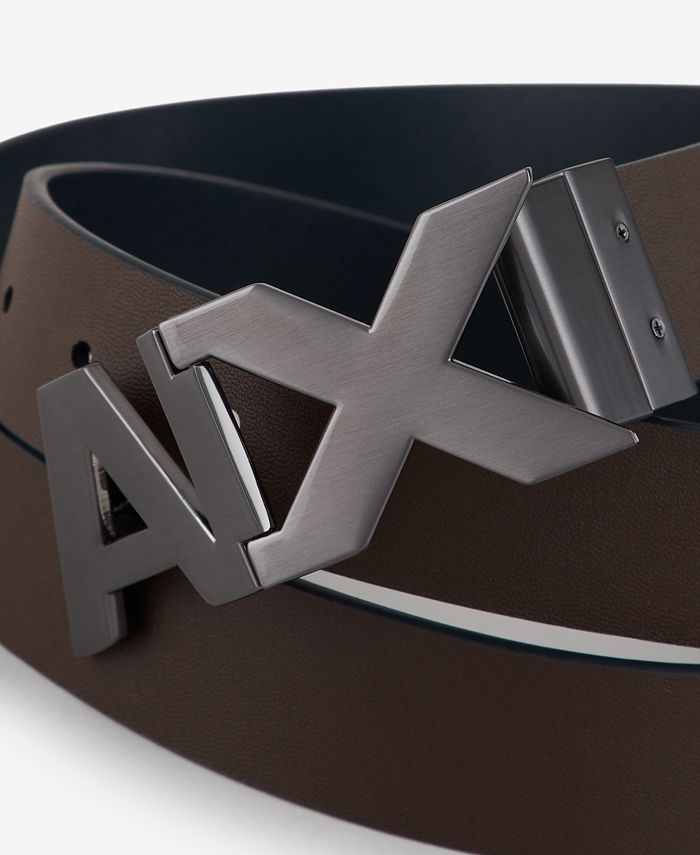A|X Armani Exchange Men's Reversible Belt - Macy's