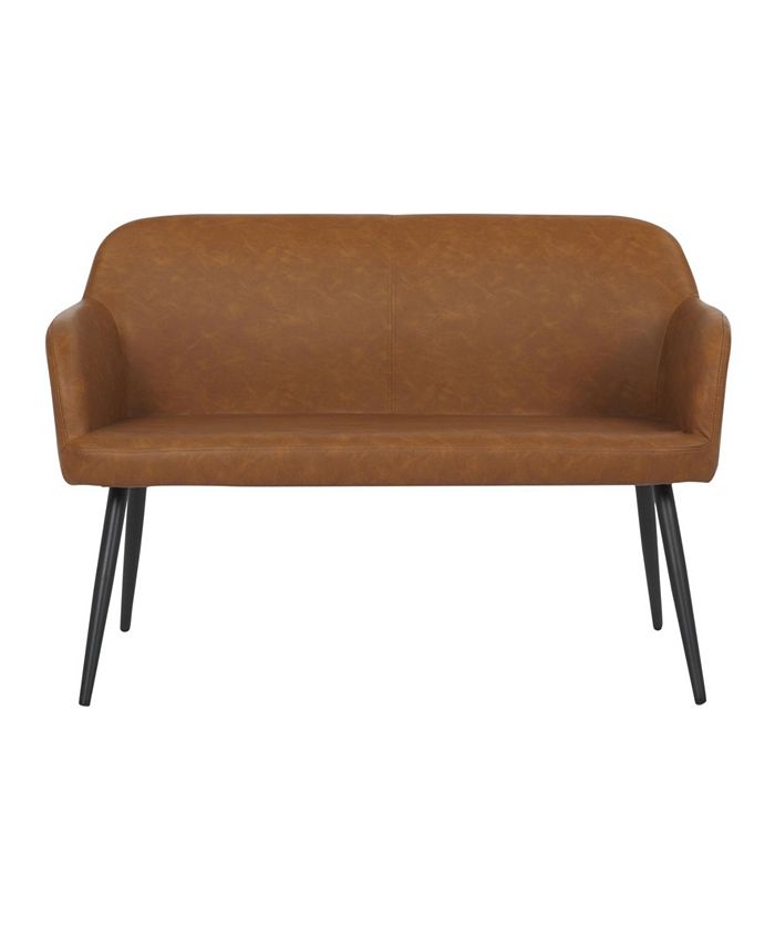 Lumisource Daniella Industrial High Back Bench - Macy's