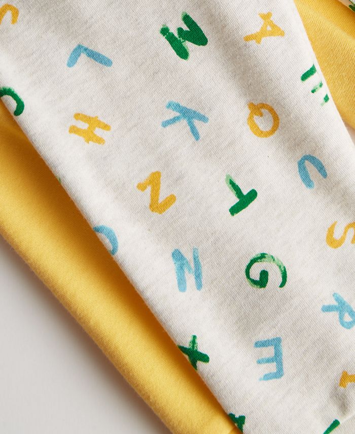 First Impressions Baby Boys or Girls 2-Pack Alphabet Jogger Pants ...