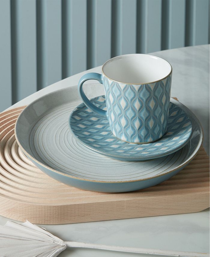 Denby Impression Spiral Dinner Plate, Set of 4 - Macy's