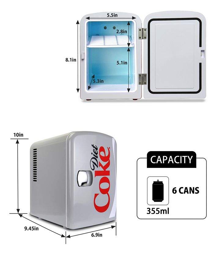 Koolatron Coca-Cola Coke Zero 4L Portable Cooler or Warmer - Macy's
