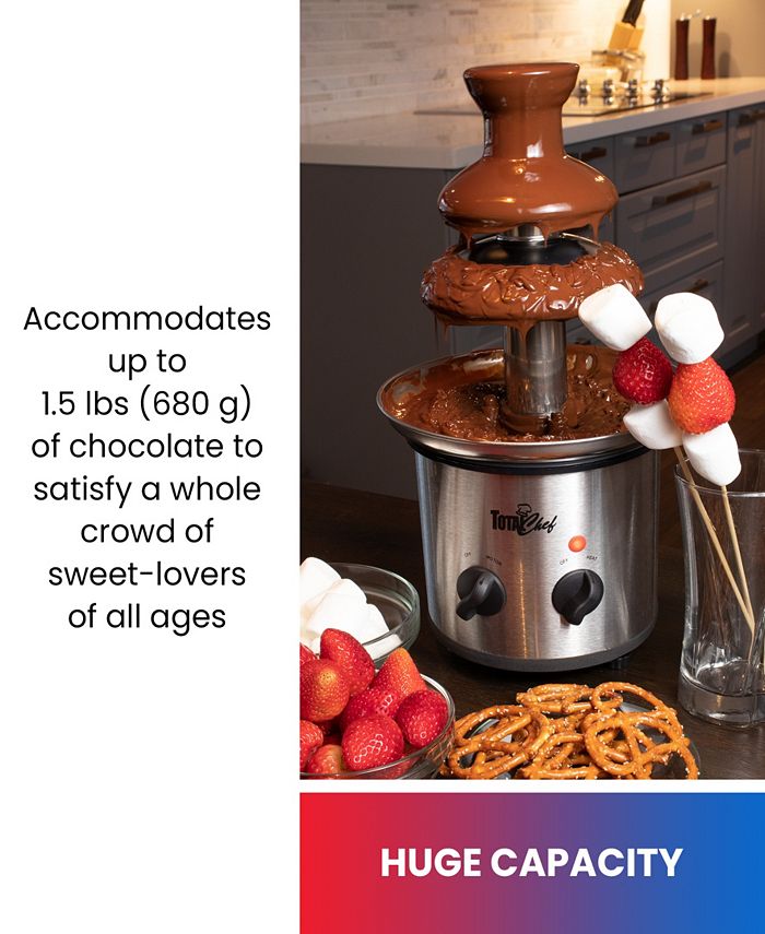Koolatron Total Chef 3 Tier Chocolate Fountain Electric Chocolate ...