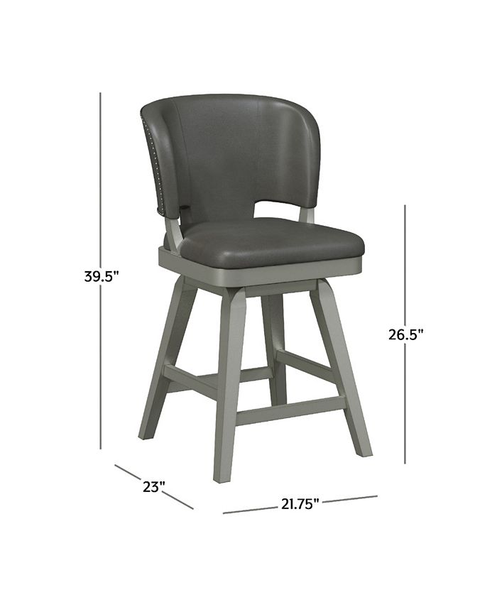 Hillsdale Aldridge Swivel Counter Height Stool - Macy's