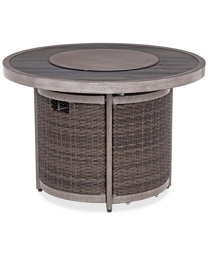 Agio CLOSEOUT! Charleston Outdoor Round Fire Pit, Created for Macy's ...
