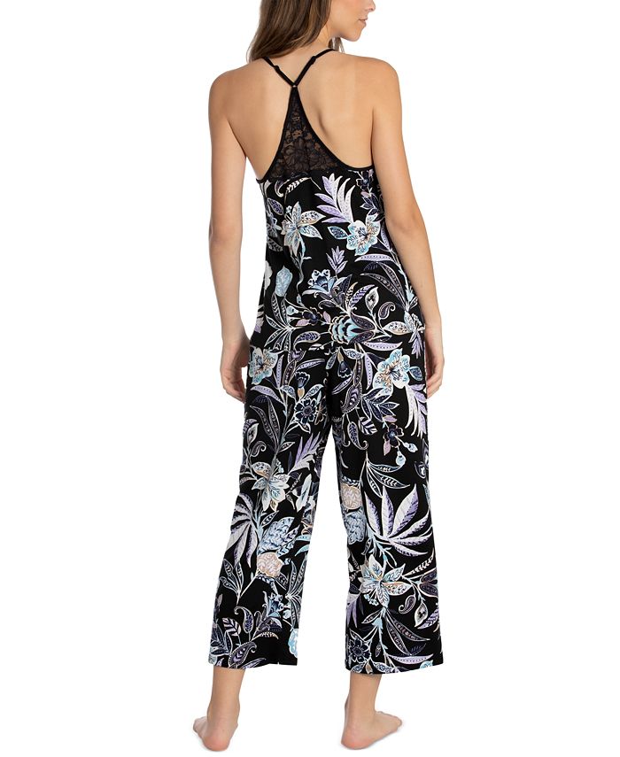 Linea Donatella Floral Batik Cropped 2-Pc. Pajama Set - Macy's