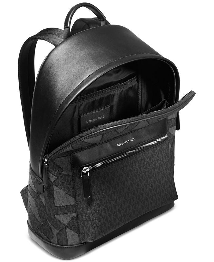 Michael Kors Men's Oversized MK Signature Bi-Scale Intarsia Backpack ...