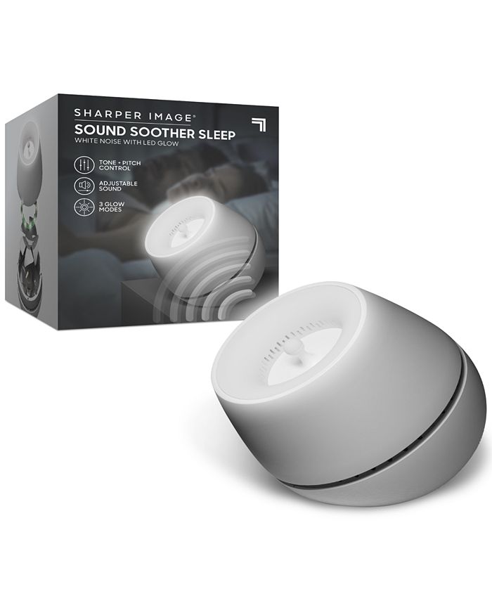 Sharper Image CLOSEOUT! Sound Soother Noise Machine with LED Glow - Macy's