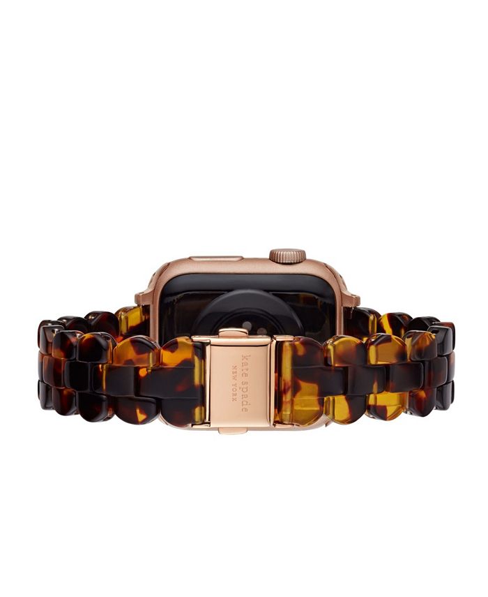 kate spade new york Women's Tortoise Brown Acetate Band for Apple Watch ...