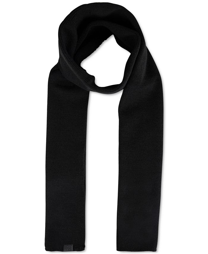 Kenneth Cole Reaction Men's Flat-Knit Beanie and Scarf Set - Macy's