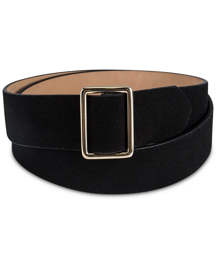 Calvin Klein Women's Suede Slide Buckle Pant Belt - Macy's