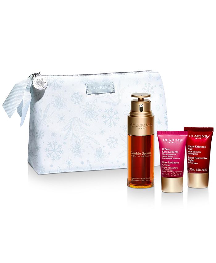 Clarins 4-Pc. Double Serum & Super Restorative Set - Macy's