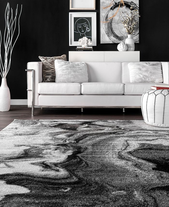 nuLoom Smoky BDSM11A 5' x 8' Area Rug - Macy's