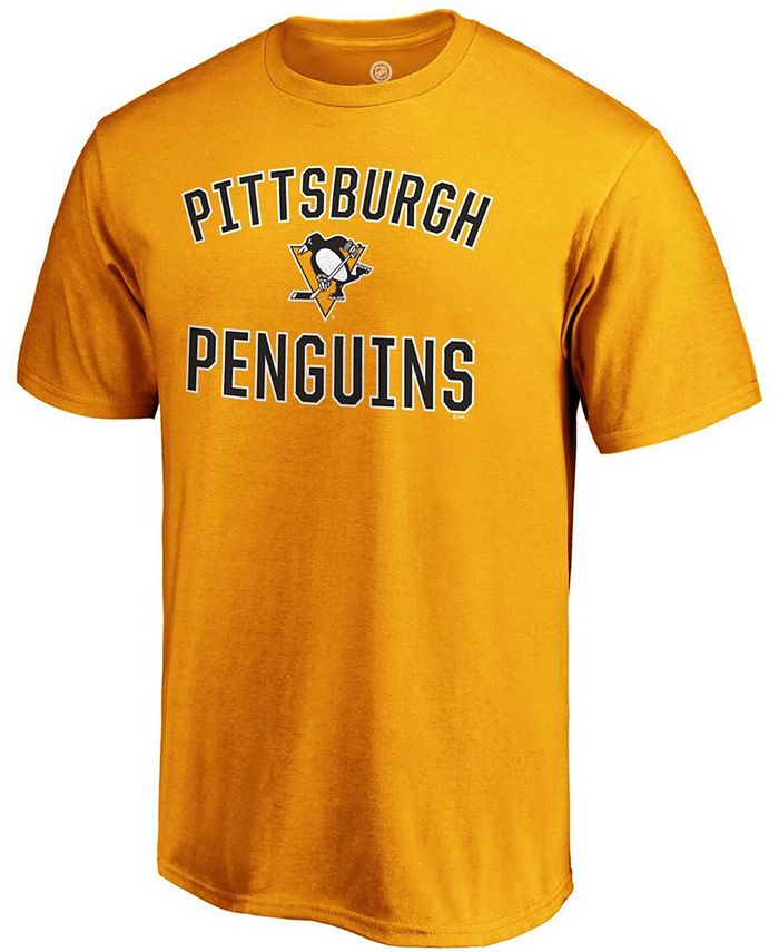 Fanatics Men's Gold Pittsburgh Penguins Team Victory Arch T-shirt - Macy's