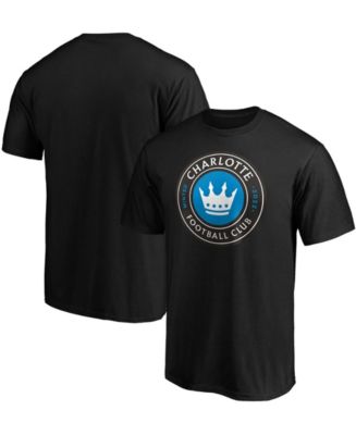 Men's Black Charlotte FC Primary Logo Team T-shirt - Macy's