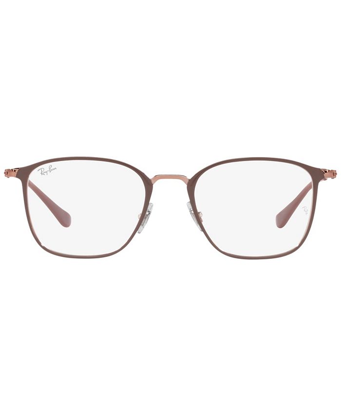 Ray-Ban RB6466 Unisex Square Eyeglasses - Macy's