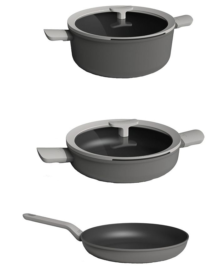BergHOFF Leo 3 Piece Non-Stick Cookware Set - Macy's