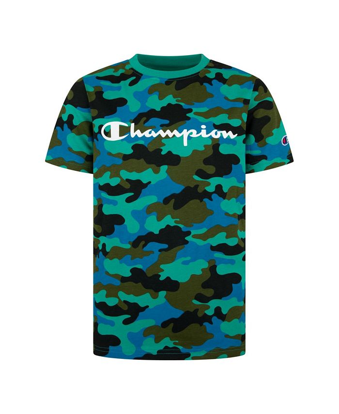 Champion Big Boys All Over Print Signature T-Shirt - Macy's