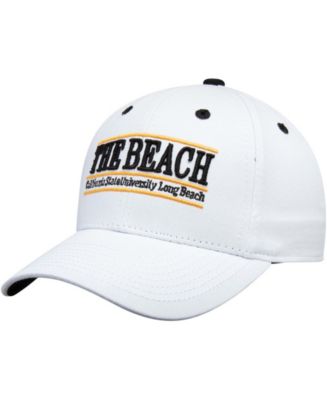 Men's White Long Beach State 49ers Classic Bar Structured Adjustable ...