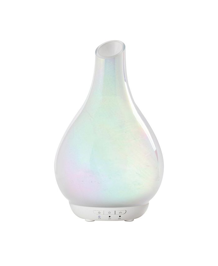 SpaRoom Opal Bliss Glass Ultrasonic Essential Oil Aromatherapy Diffuser ...