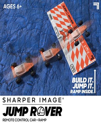 Sharper Image Remote Control Stunt Ramp Rechargeable Jump Rover Car Toy ...
