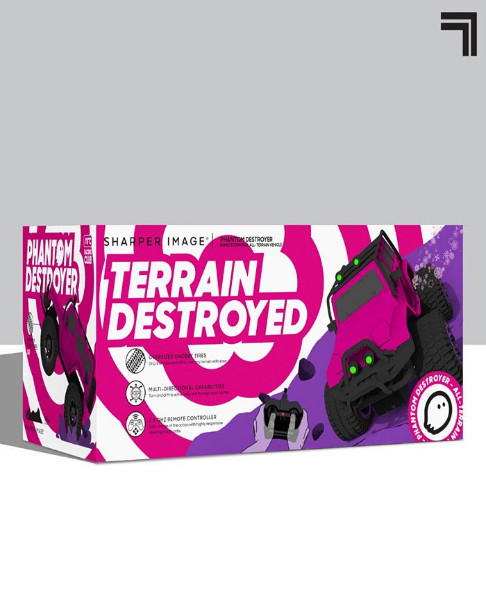 Sharper Image Remote Control All-Terrain Phantom Destroyer Toy Car, Set ...