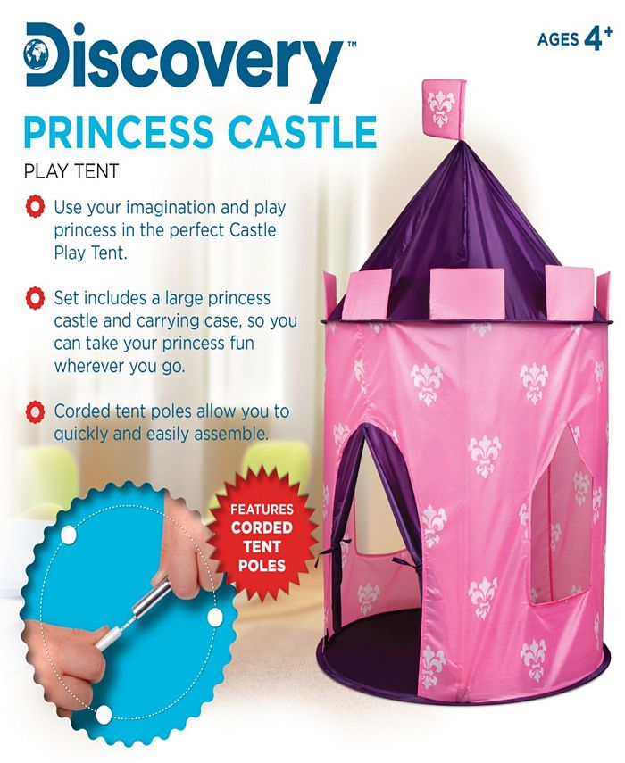 Discovery Kids Princess Castle Royal Play Tent - Macy's