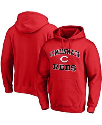 Men's Red Cincinnati Reds Heart Soul Pullover Hoodie - Macy's