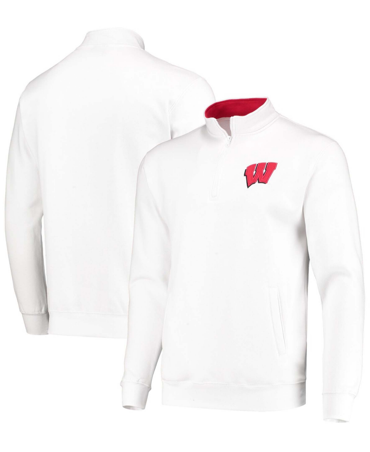 Click here for Mens White Wisconsin Badgers Tortugas Logo Quarter... prices