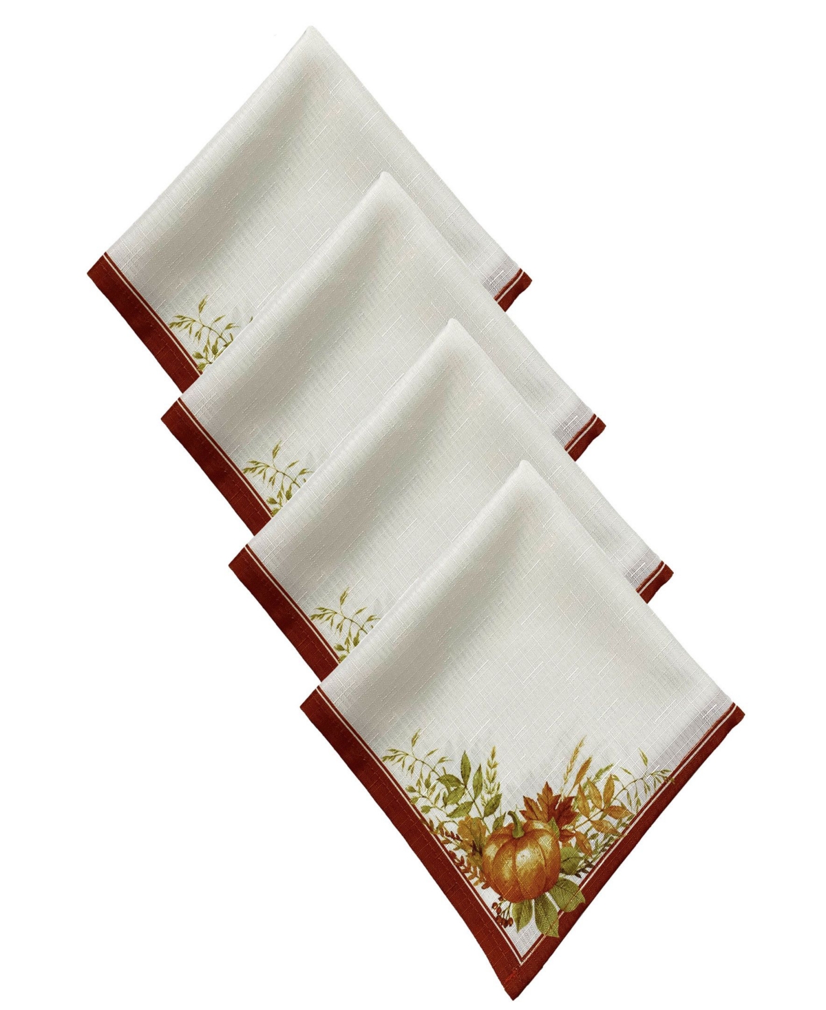Click here for Autumn Pumpkin Grove Fall Napkin  Set of 4 - Multi prices