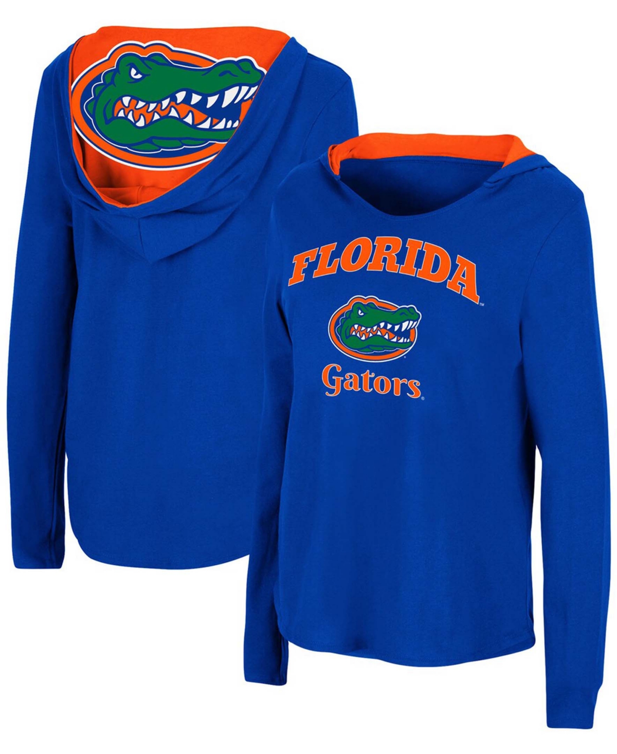Click here for Womens Royal Florida Gators Catalina Hoodie Long S... prices