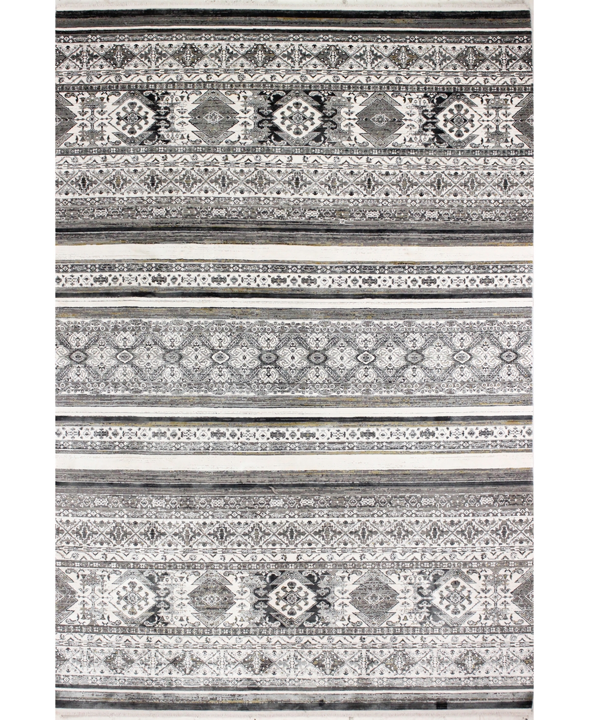 Click here for Bashian Charm ALR128 4 x 6 Area Rug - Ivory  Gray prices