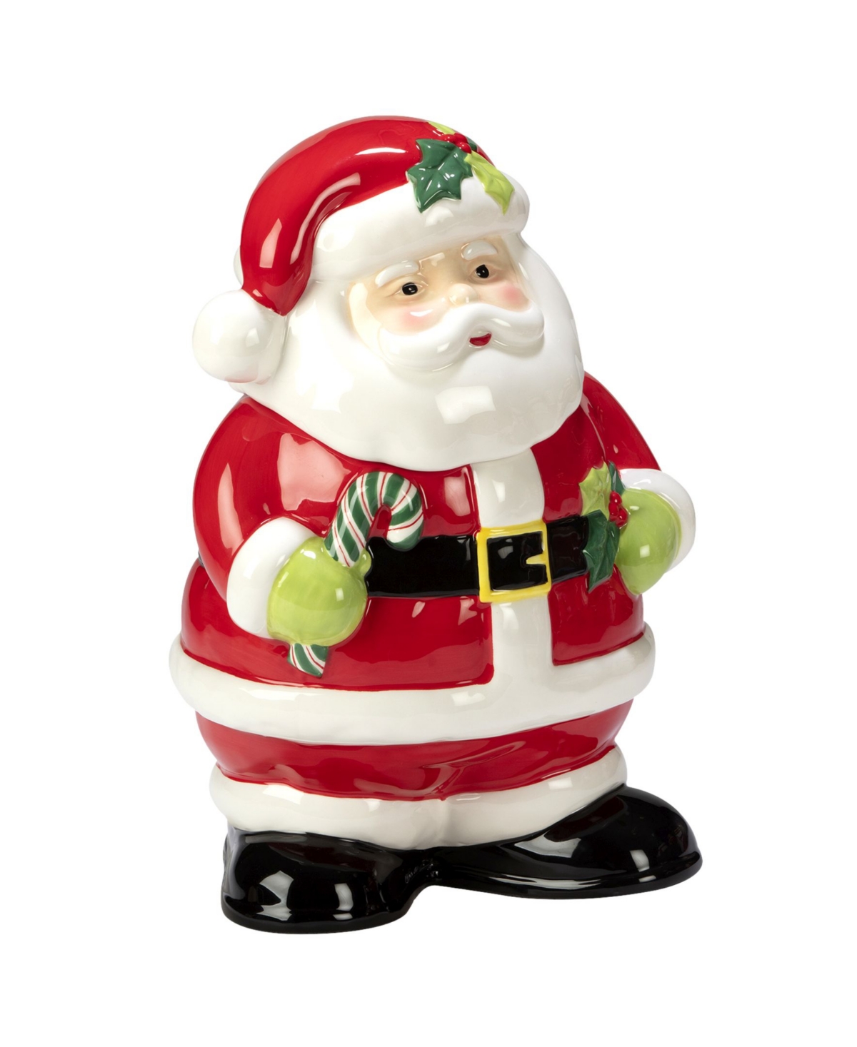Click here for Holiday Magic Santa 3D Cookie Jar - Red  White prices