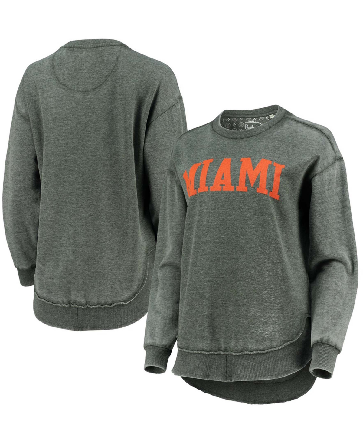 Click here for Womens Green Miami Hurricanes Vintage-Like Wash Pu... prices