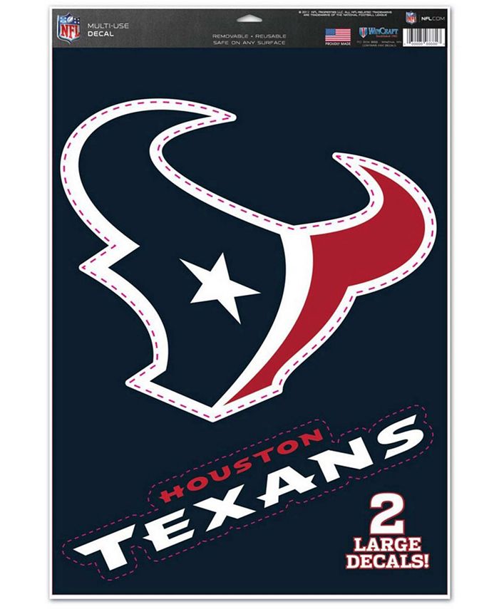 Wincraft Multi Houston Texans 11" x 17" Name Logo Multi-Use Decal Sheet ...