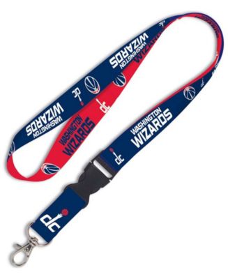 Multi Washington Wizards Team Wordmark Lanyard with Detachable Buckle ...
