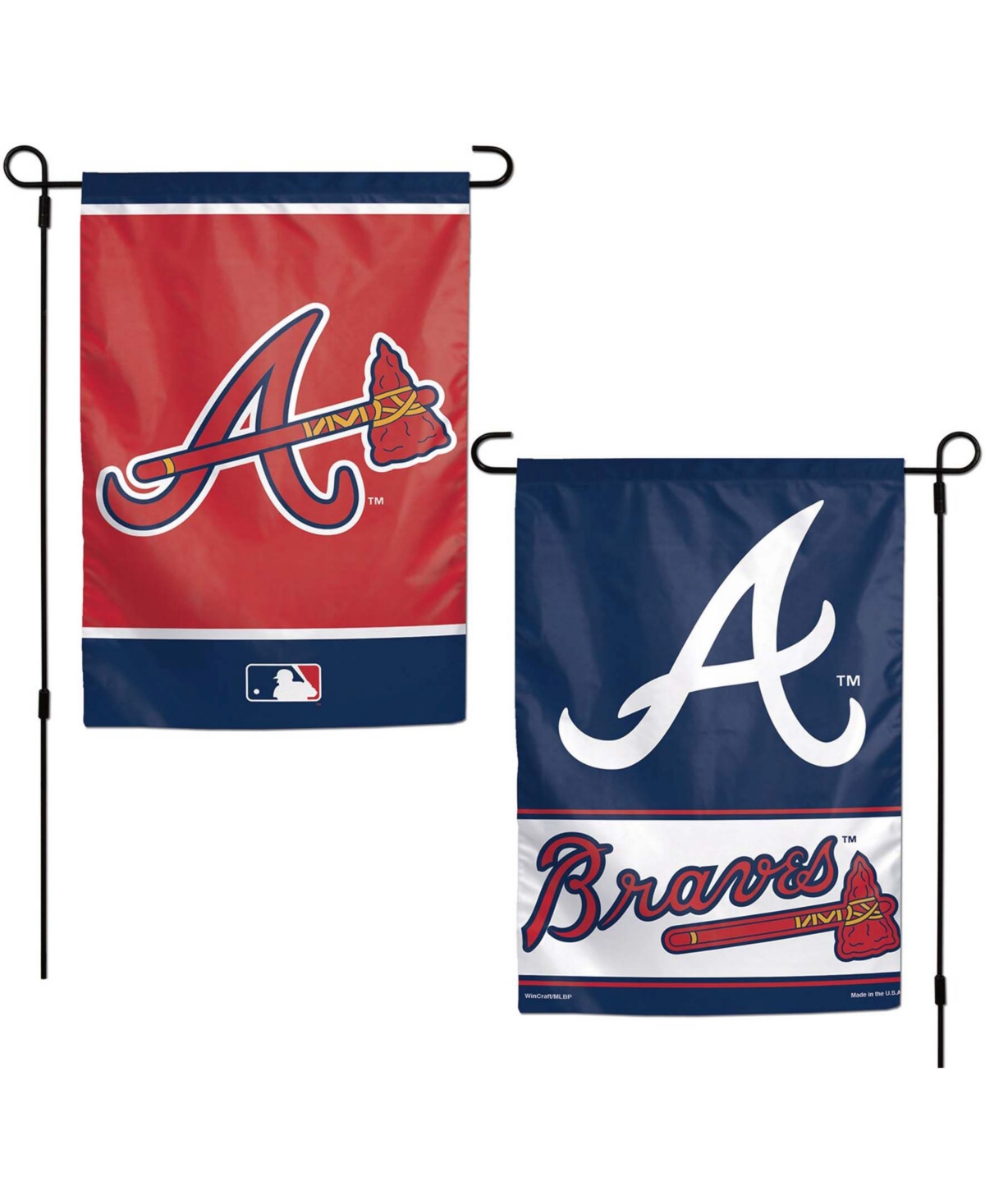 Click here for Multi Atlanta Braves 12 x 18 Double-Sided Garden F... prices