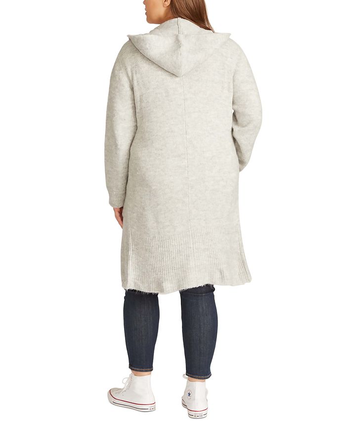 Vigoss Trendy Plus Size Hooded Cardigan Sweater - Macy's