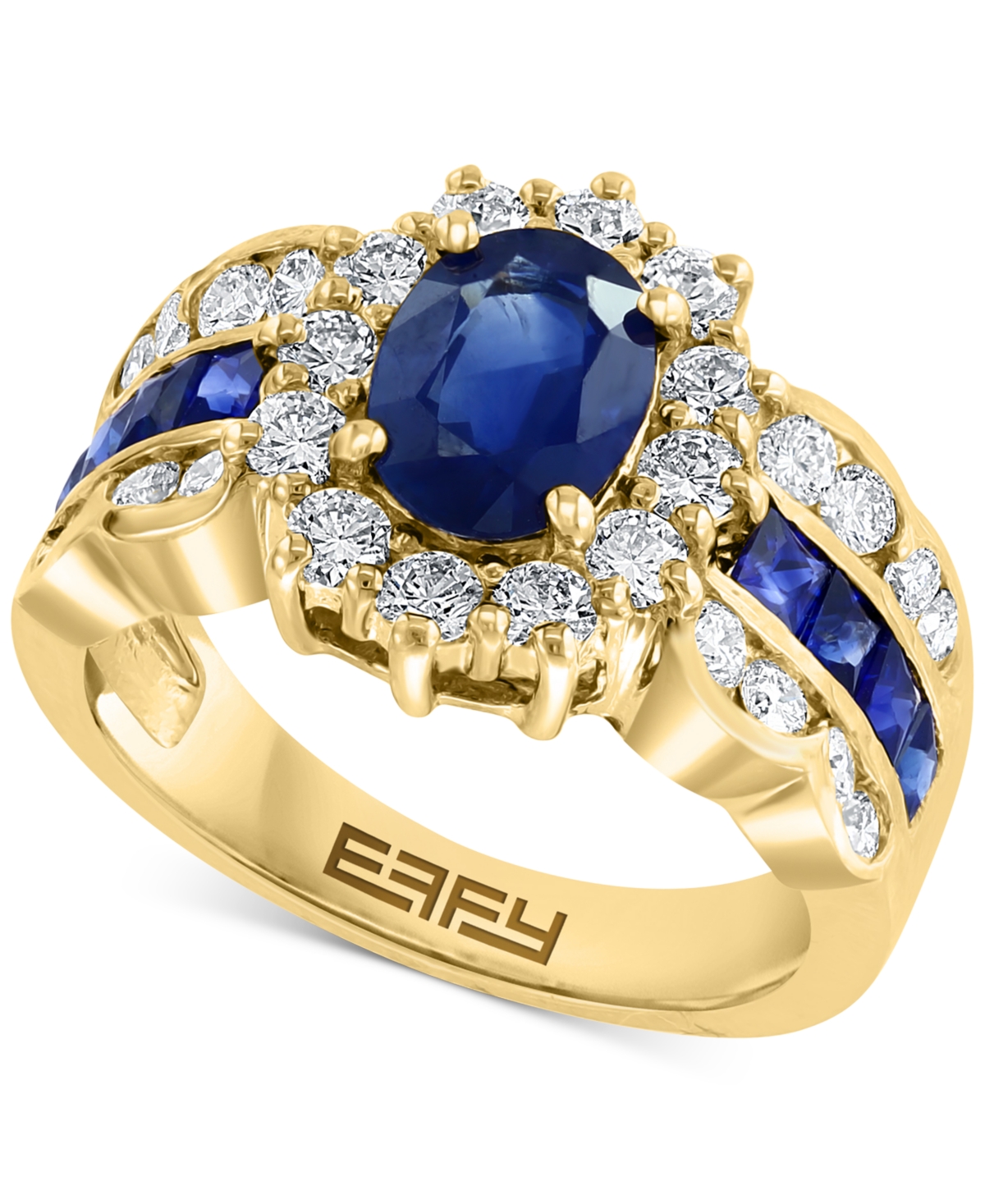 Click here for Effy Sapphire (2-1/4 ct. t.w.) & Diamond (1-1/10 c... prices