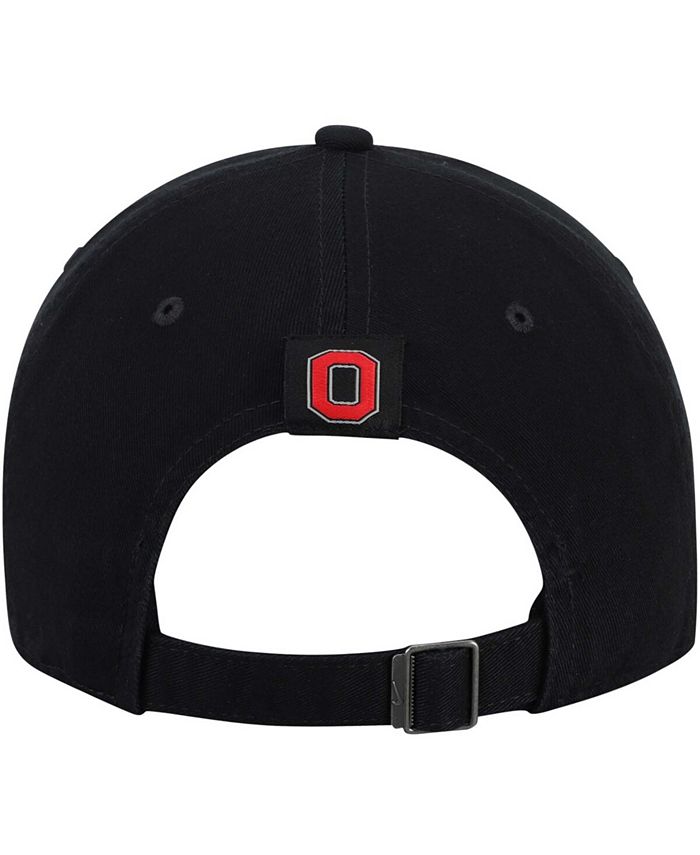 Nike Men's Black Ohio State Buckeyes Heritage 86 Arch Adjustable ...