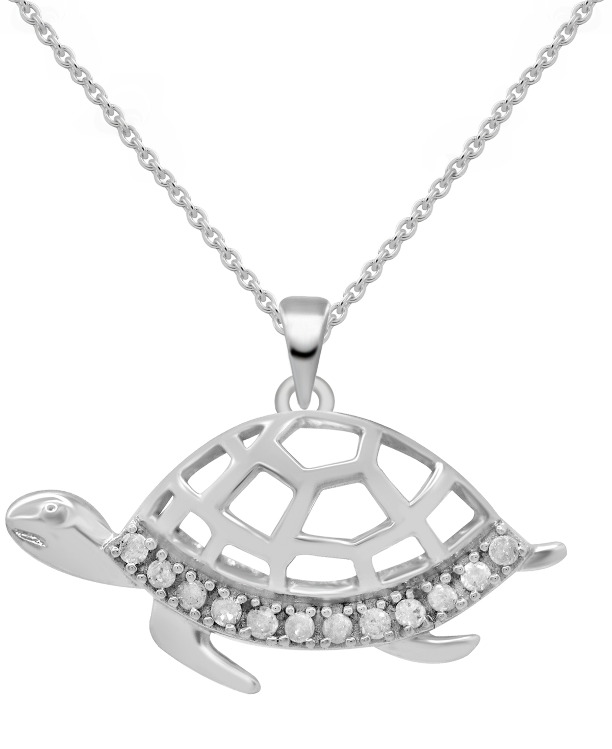 Click here for Diamond Turtle 18 Pendant Necklace (1/10 ct. t.w.)... prices