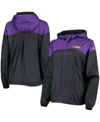 Columbia Women's Charcoal/Purple LSU Tigers Flash Forward Lined Full ...