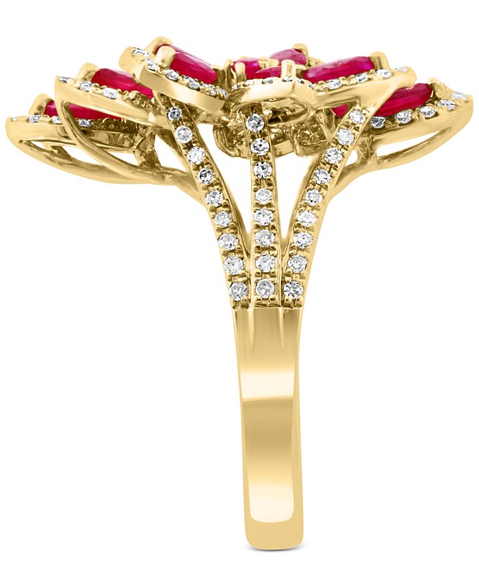 EFFY Collection EFFY® Ruby (1-1/4 ct. t.w.) & Diamond (5/8 ct. t.w ...