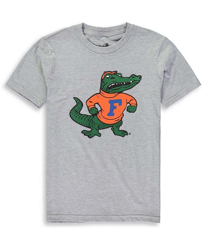 Outerstuff Big Boys Heather Gray Florida Gators Vault Logo Short Sleeve ...