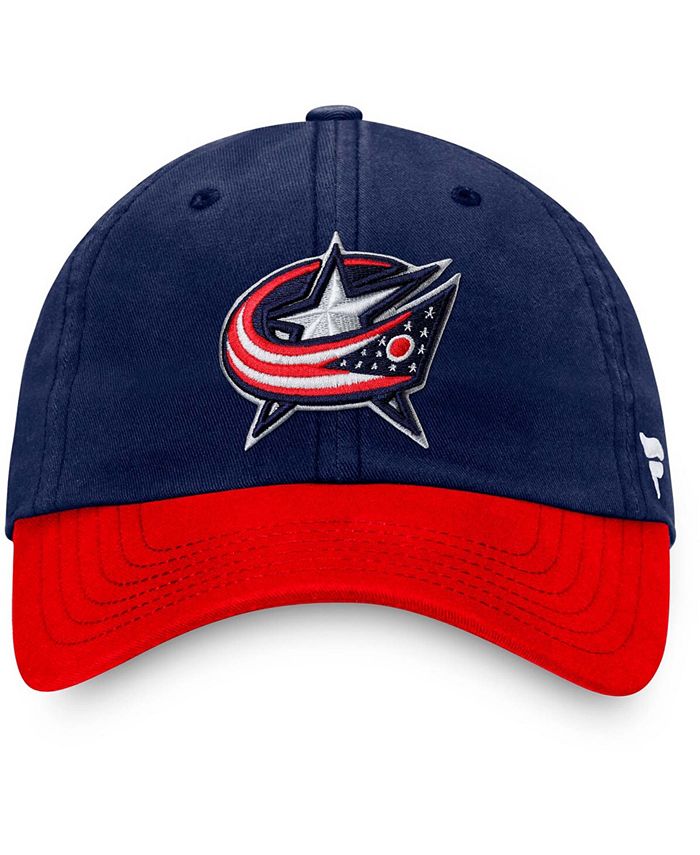 Fanatics Men's Black Columbus Blue Jackets Core Primary Logo Adjustable ...