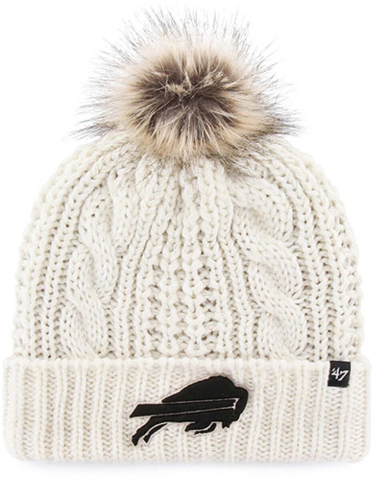 Click here for 47 Womens Buffalo Bills Meeko Cuffed Knit Hat - Cr... prices
