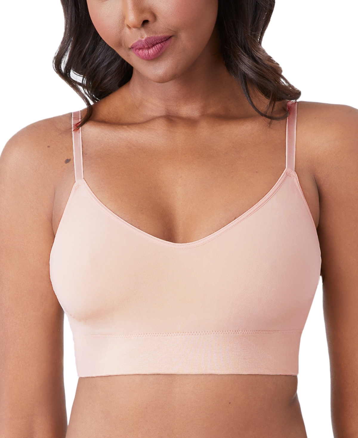 Click here for Wacoal Womens B Smooth Bralette 835575 - Rose Dust prices