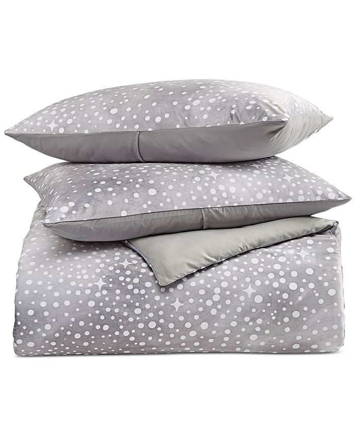 Whim by Martha Stewart Velvet Celestial 2-Pc. Twin Comforter Set ...