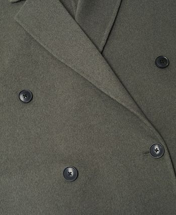 MANGO Women's Double-Breasted Wool Coat - Macy's